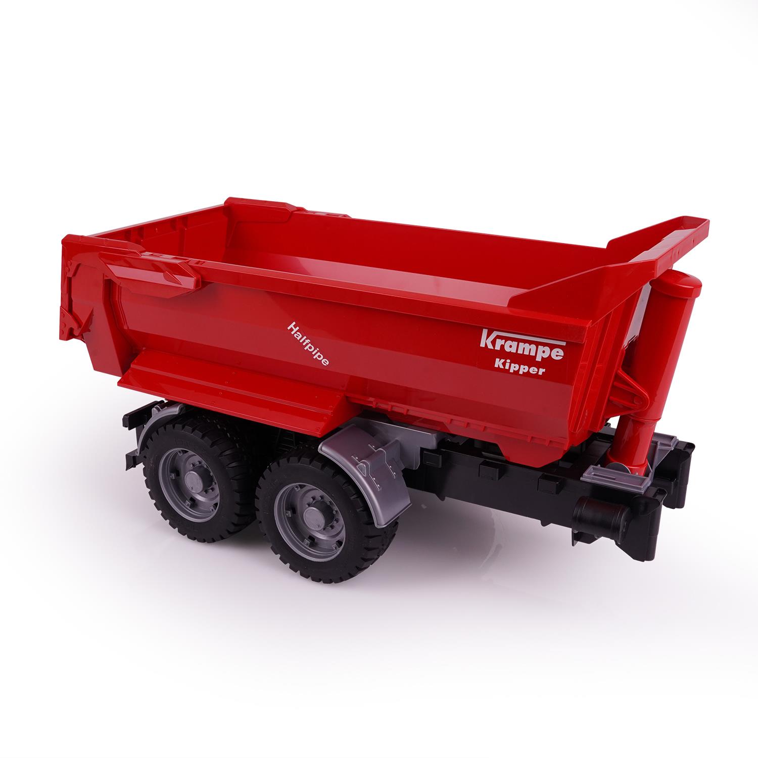 Steyr Fanshop. Krampe Tandem-Halfpipe tipping trailer