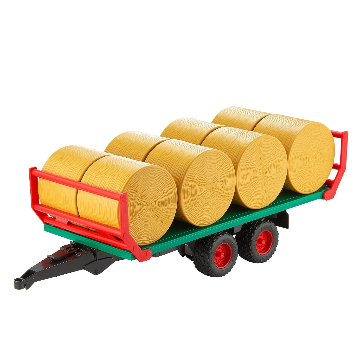 Steyr Fanshop. Model Bale transport trailer with 8 round bales