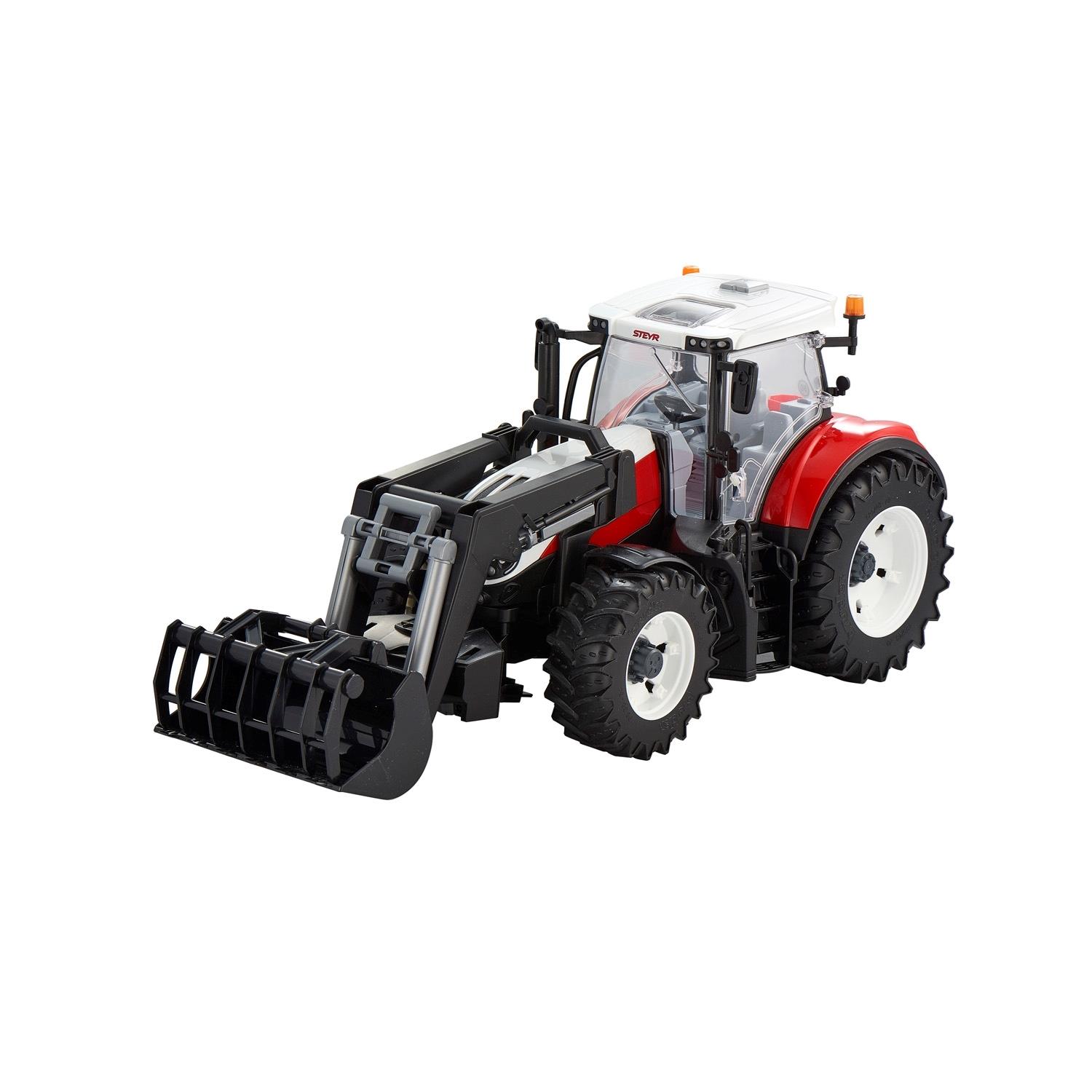 Steyr Fanshop. Model 6300 Terrus CVT with frontloader