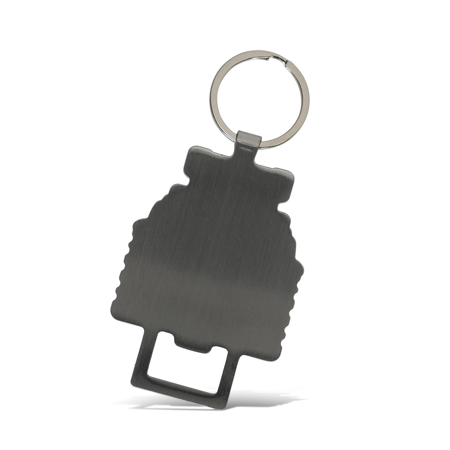 Steyr Fanshop. Keychain with bottle opener